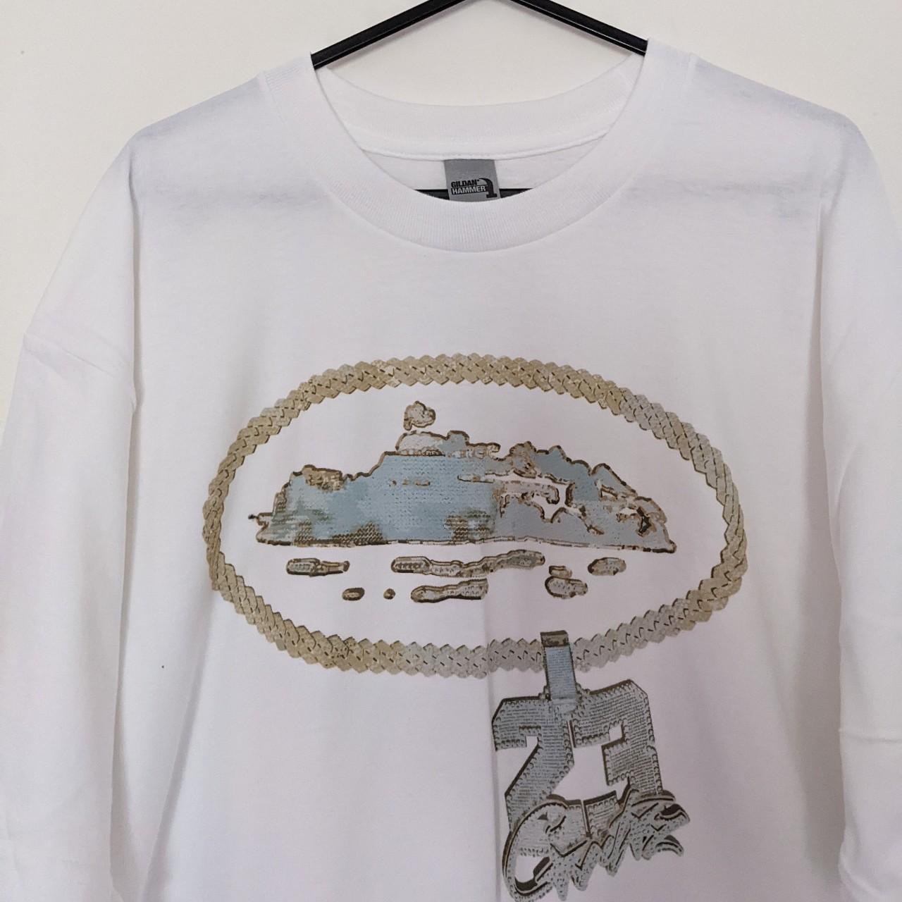 Corteiz X Central Cee Collab size large white Brand... - Depop