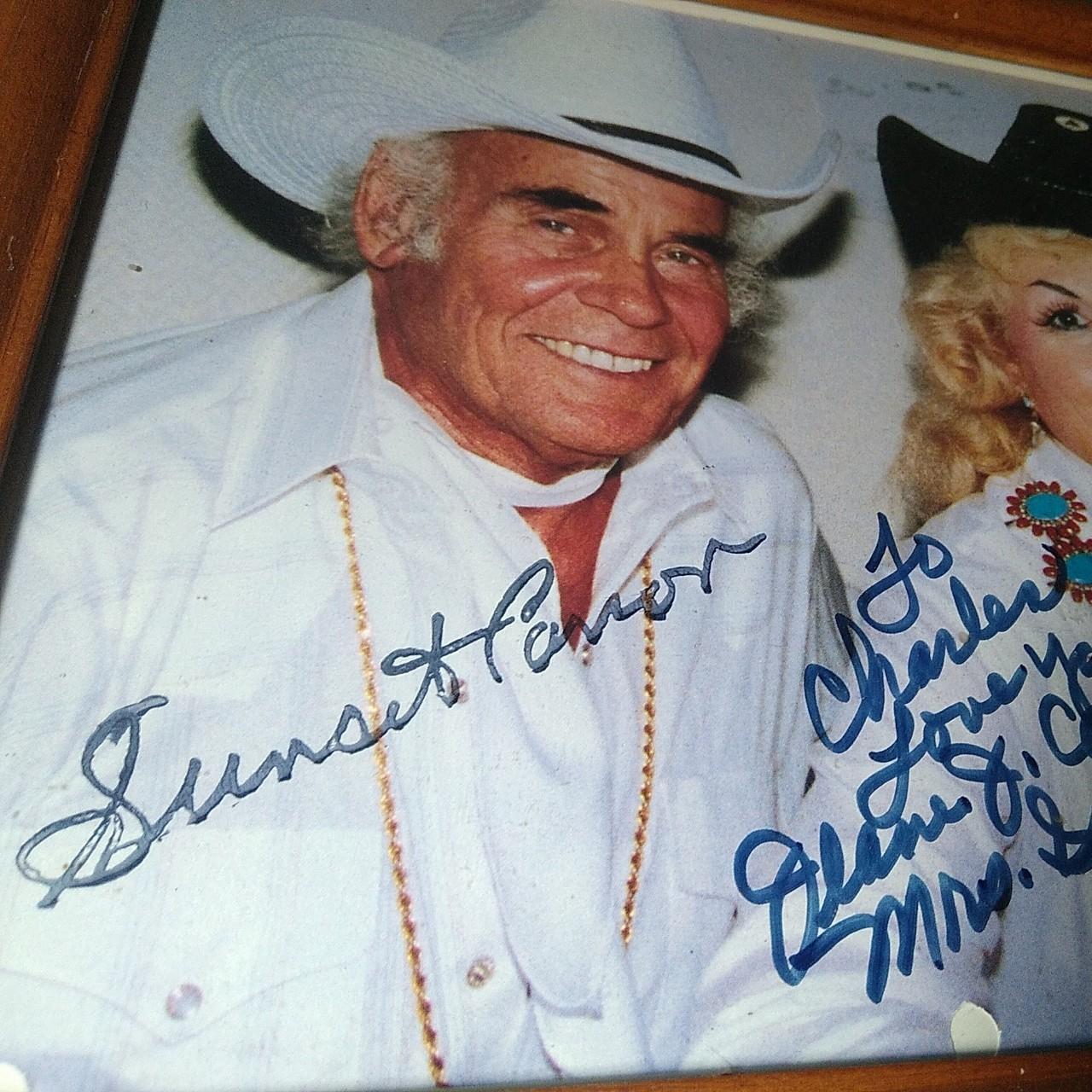 Sunset & Jeane j Carson - Signed Vintage Celebrity... - Depop