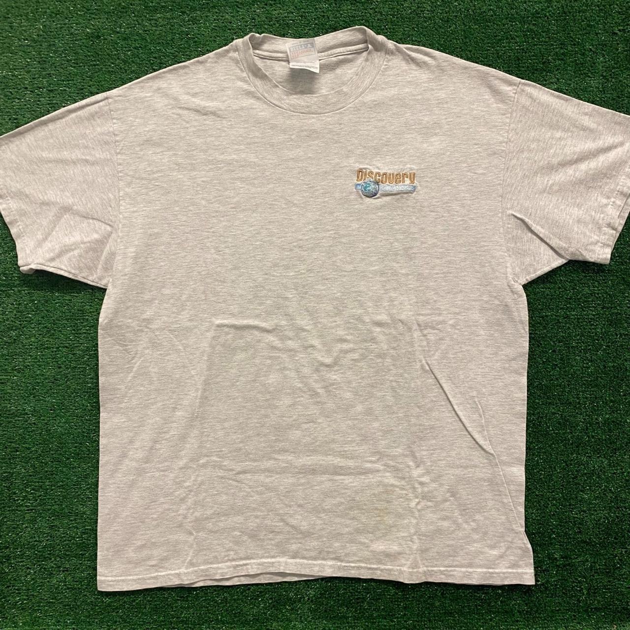 Discovery Channel Vintage TV Science T-Shirt Size:... - Depop