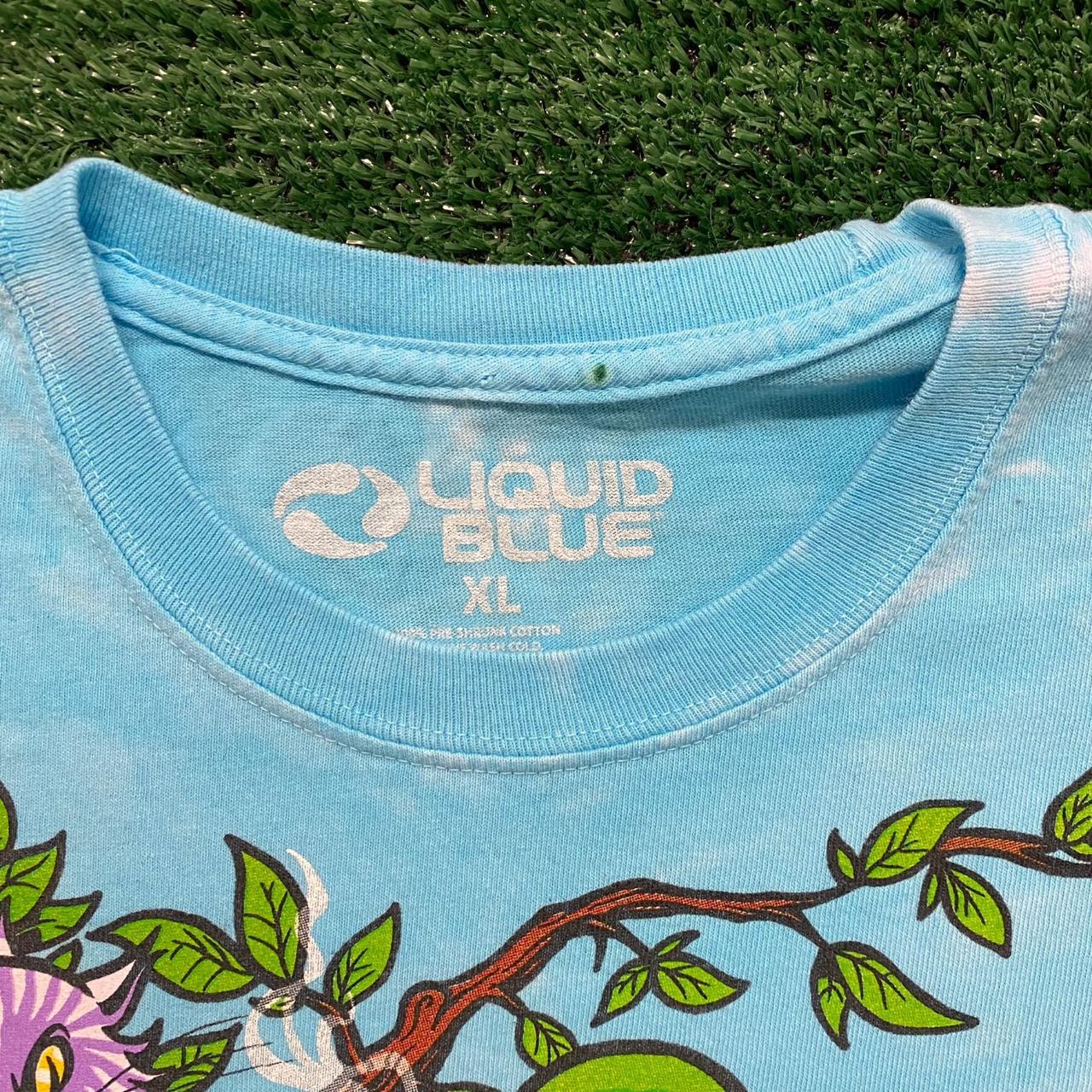 Liquid Blue Alice in Wonderland Vintage... - Depop