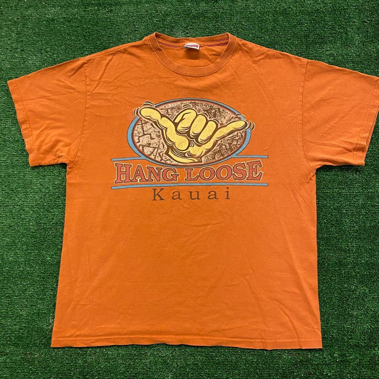 Hang Loose Hawaii Vintage Surfer T-Shirt Size:... - Depop