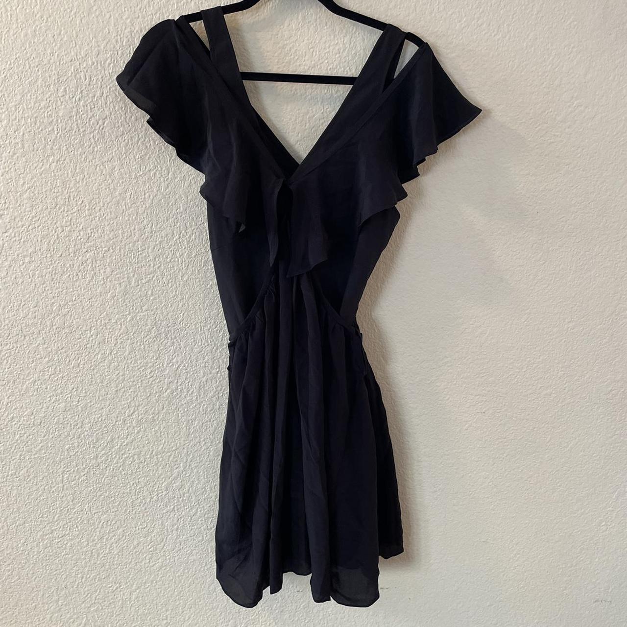 Vintage Opening Ceremony 2002 100% silk dress with 2... - Depop