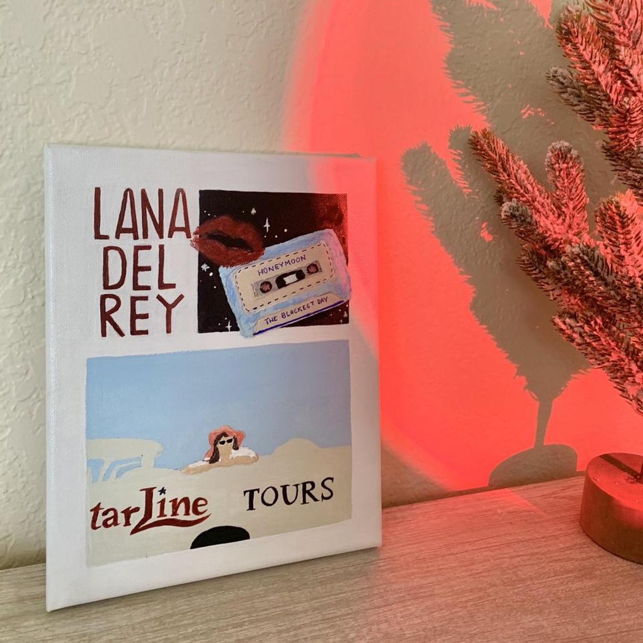 Lana Del Rey Custom Album Painting (12in x 16in)... - Depop