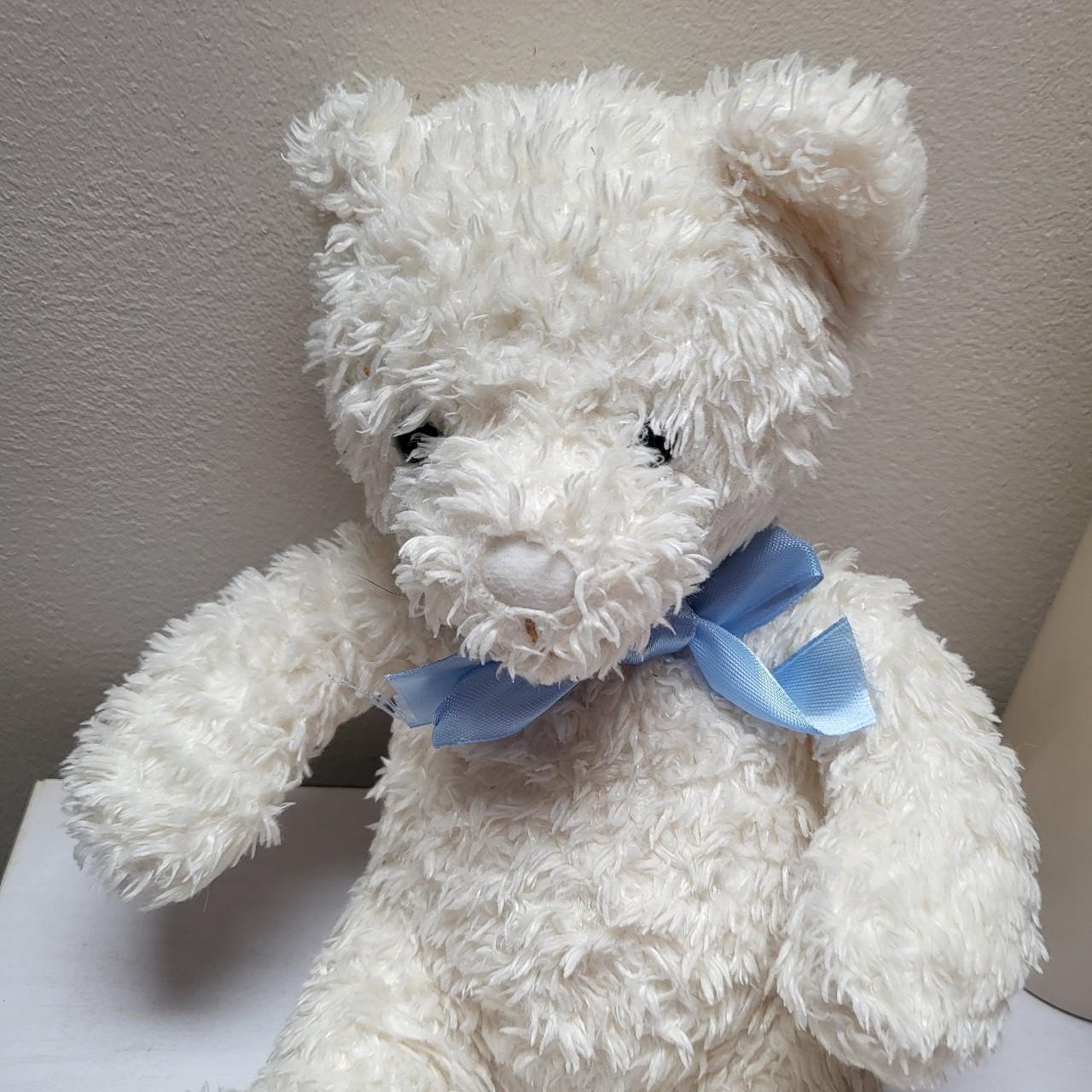 Cute Cream Teddy Bear Soft Plush Toy Approx 9" Tall... - Depop