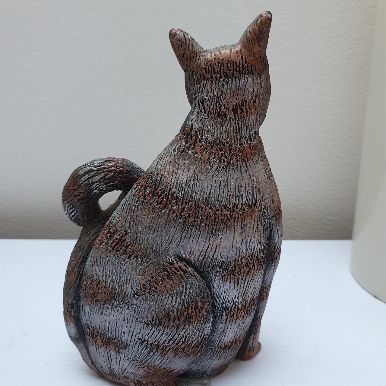 Marsha McCarthy "Cats Rule" Signed Cat Figurine... - Depop