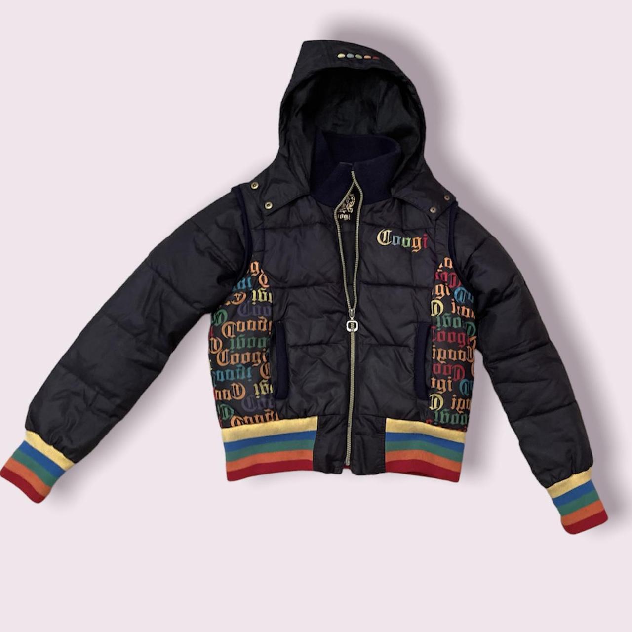 COOGI PUFFER JACKET #COOGI #90s #y2k #coat #black - Depop