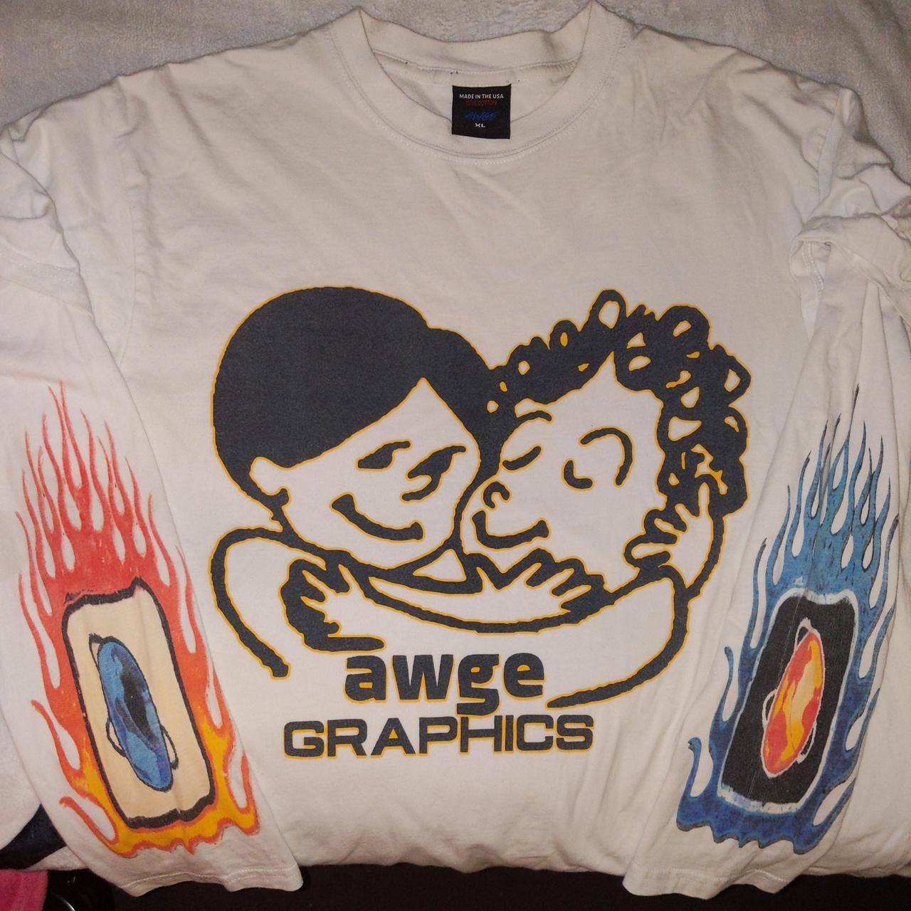 AWGE Men's multi T-shirt | Depop