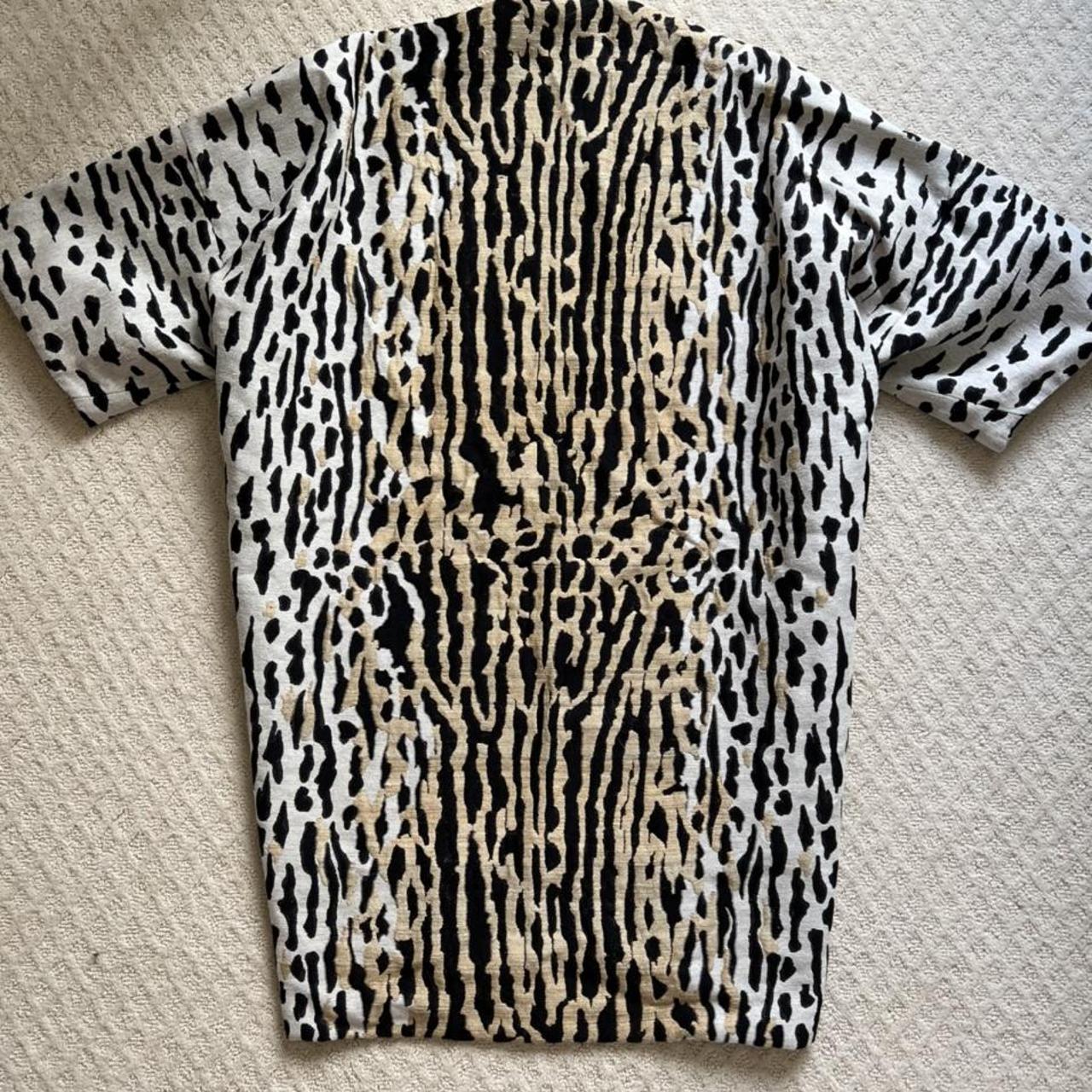 Animal print coat - Depop
