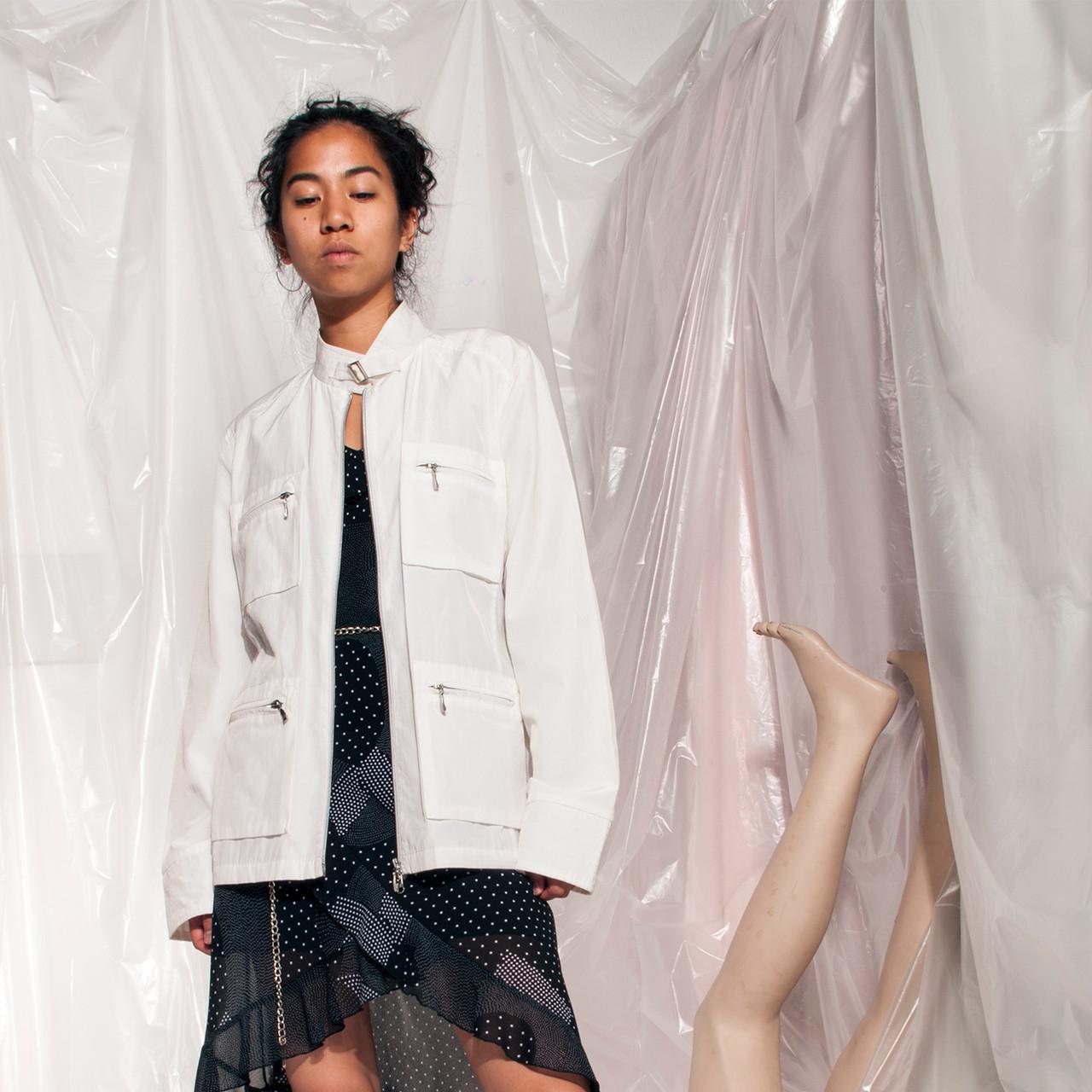 Women's White Jacket | Depop