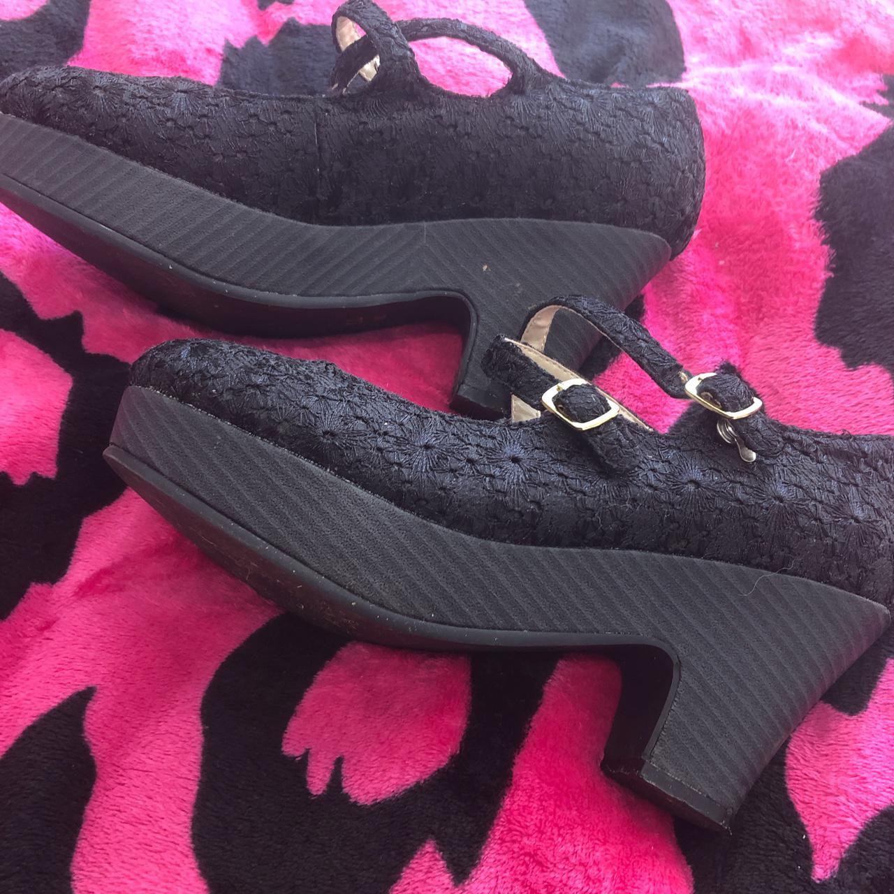 LACE GYARU SHOES Japan LL size/24.5 which works out... - Depop