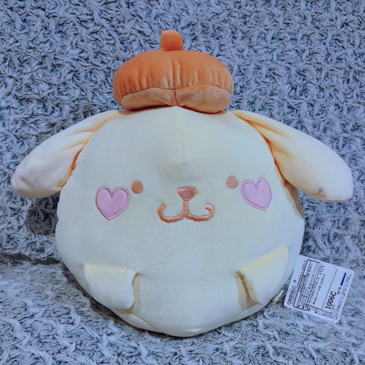 Sanrio Pompompurin Heart Cheeks Mochi Plush Brand... - Depop