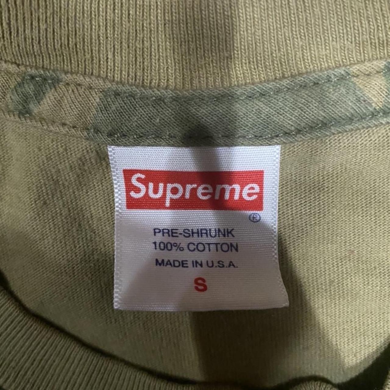 REAL Supreme camo grill tee Size S #streetwear - Depop