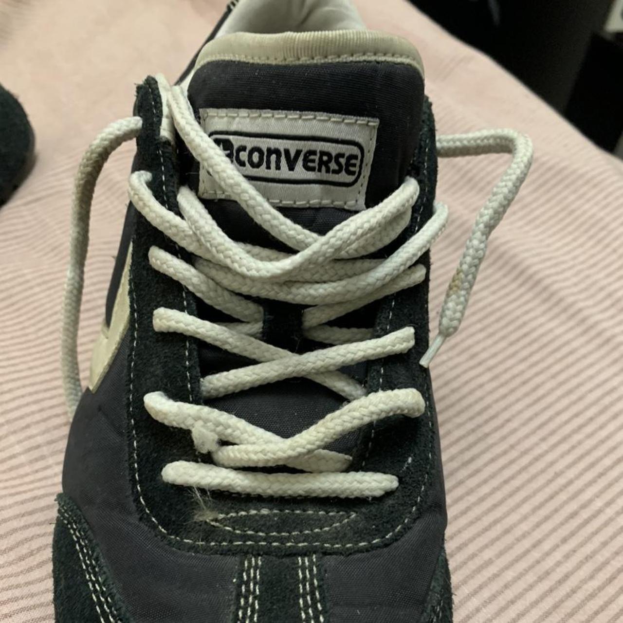 Unique old school converse! Could ask to be cleaned... - Depop