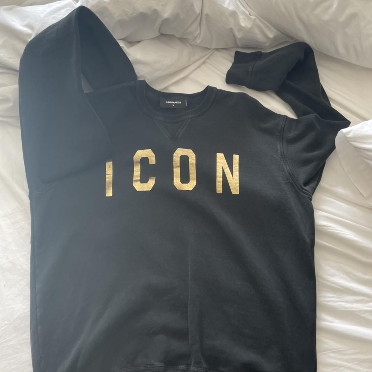 Black and gold icon dsquared... - Depop