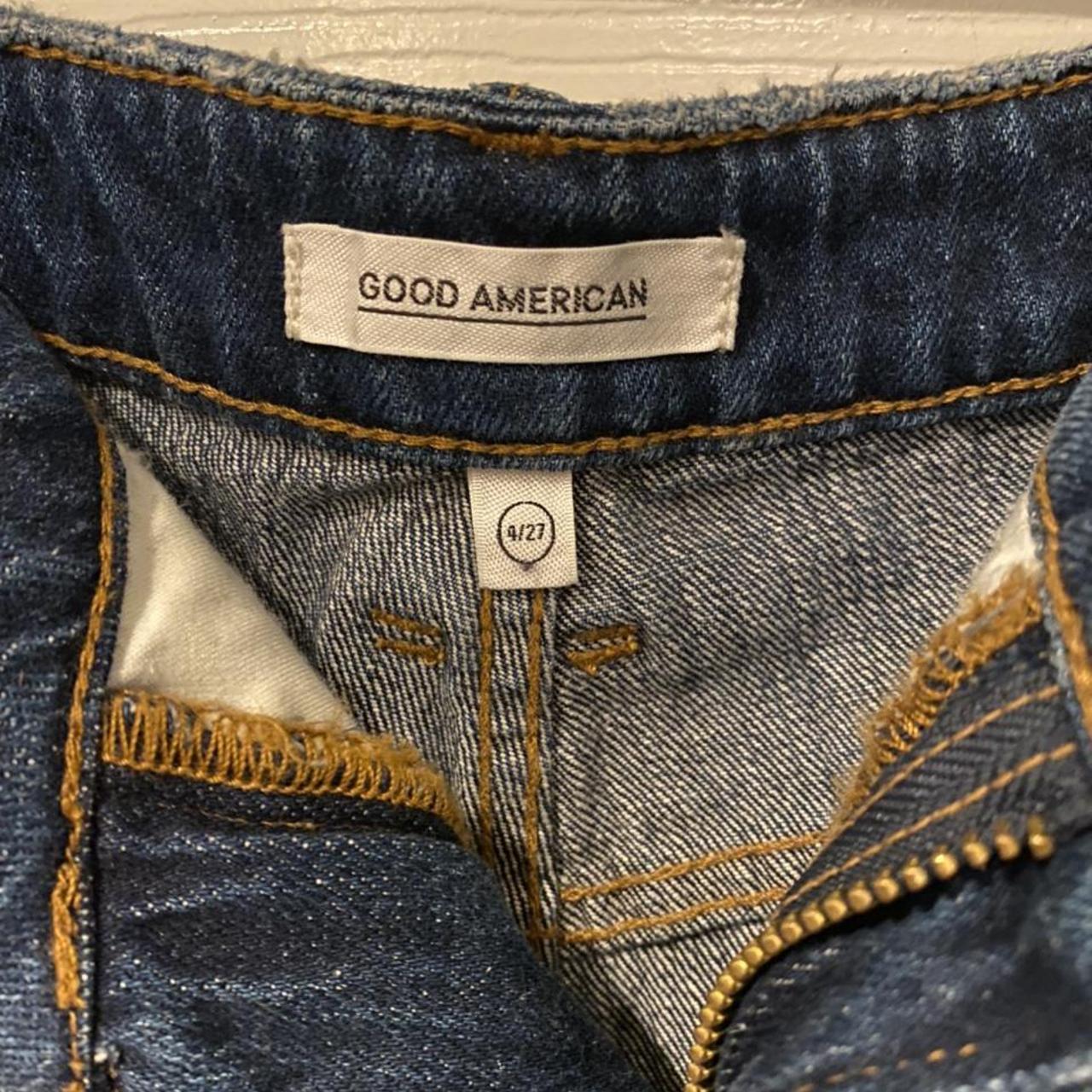GOOD AMERICAN SIZE 27 DENIM SHORTS S I Z E: 27 F... - Depop