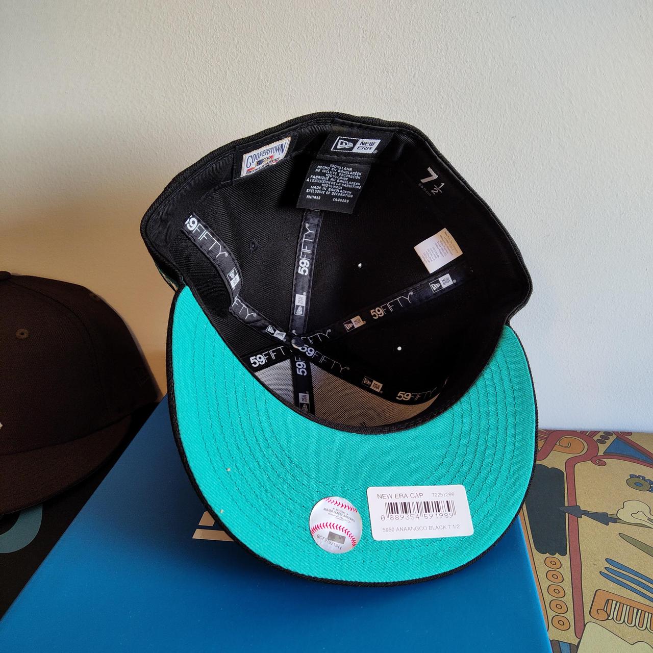 New Era Fitted Hat California Anaheim Angels (size 7... - Depop