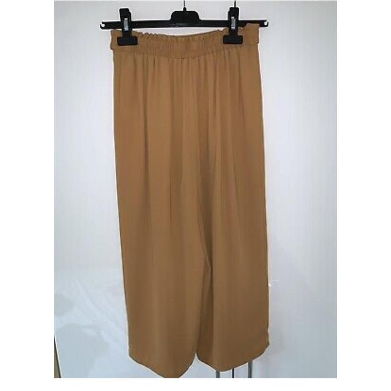 Mustard culottes from primark tags off but never... - Depop