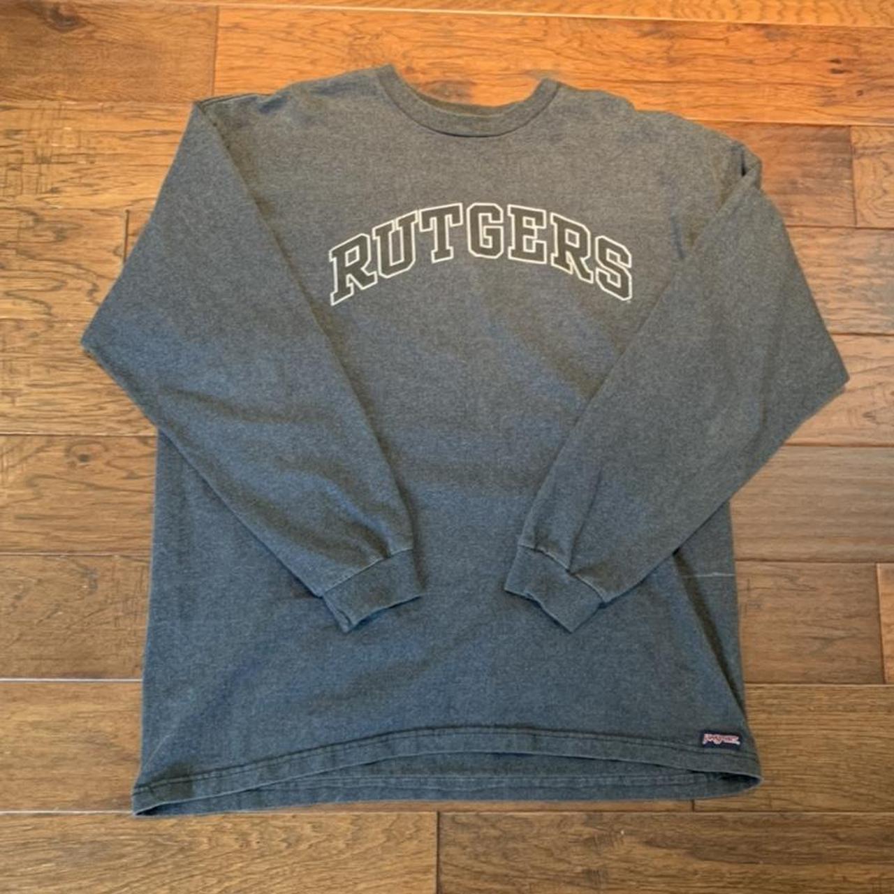 Vintage Rutgers University long sleeve shirt Made... - Depop