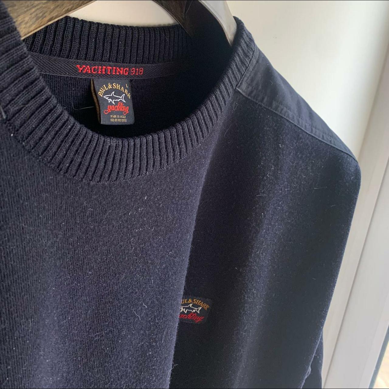 PAUL & SHARK ORIGINAL 918 YACHTING SWEATER WITH... - Depop