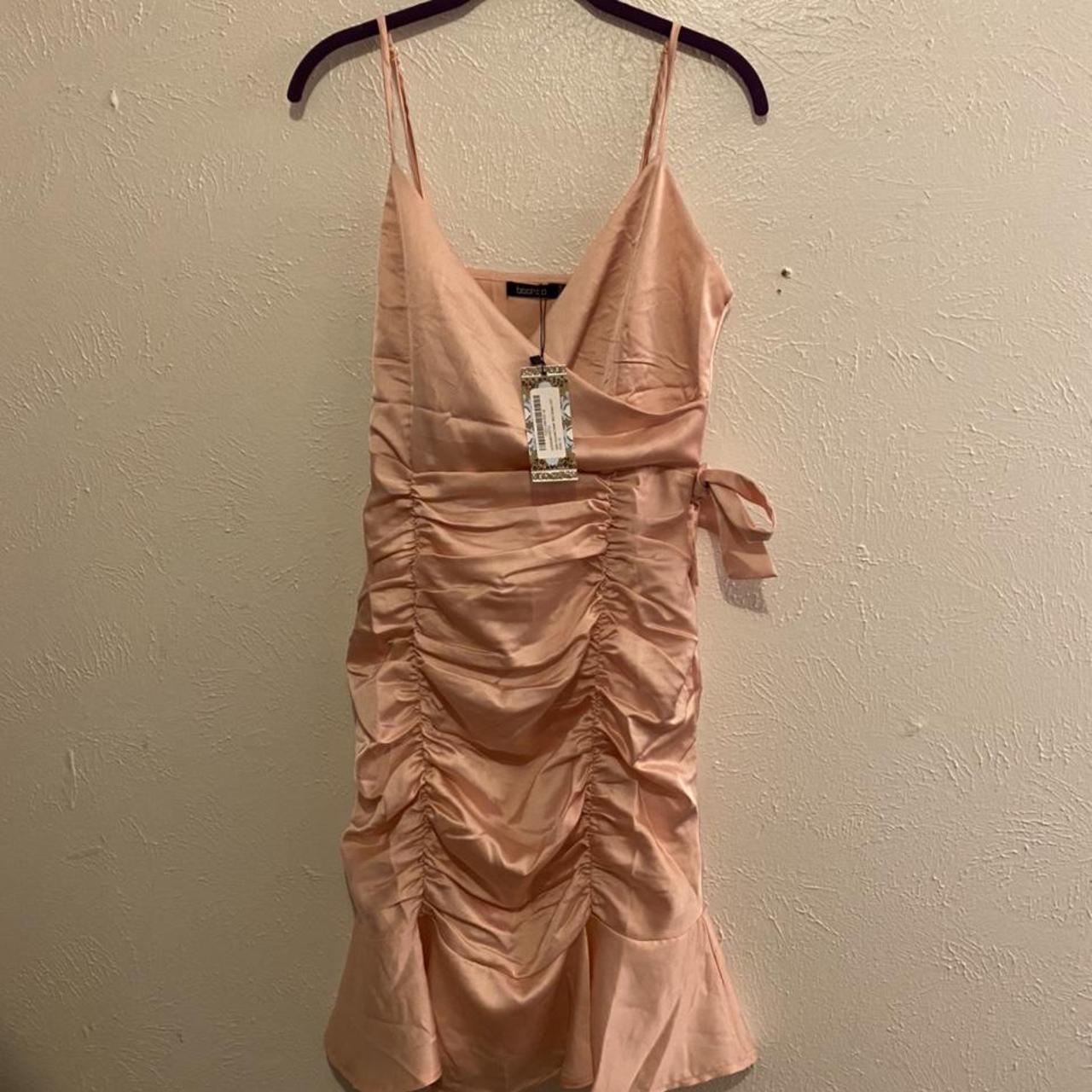 Boohoo Women's Pink Dress | Depop