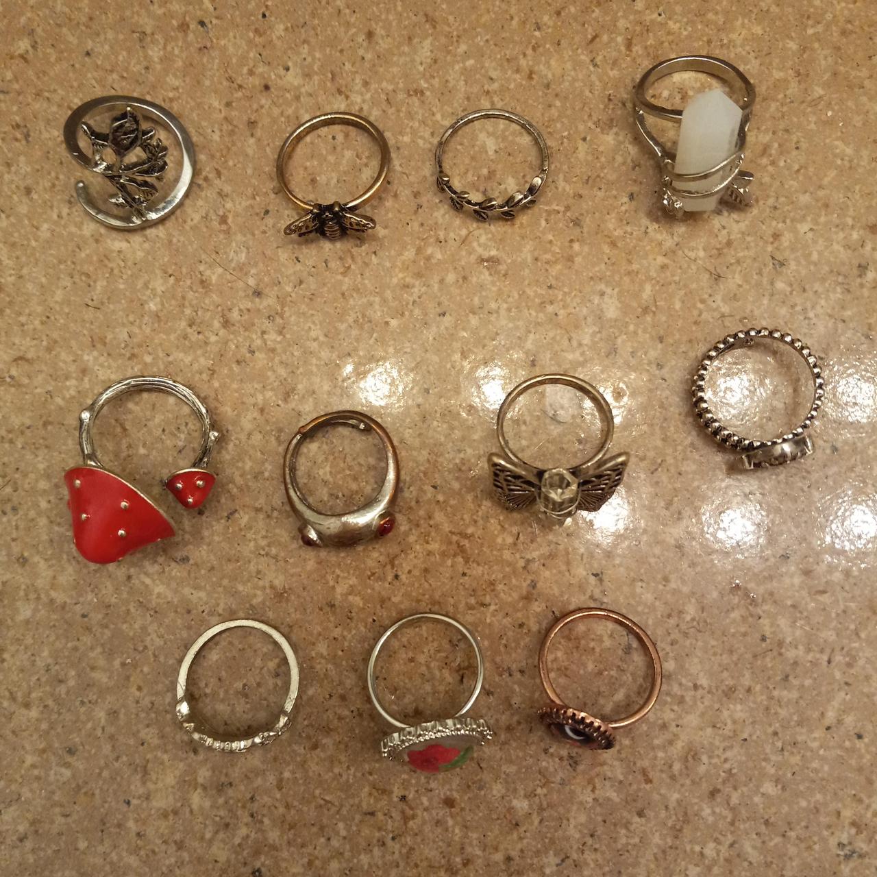 🌿Fairycore ring sets🌿 NO PAYPAL 🚫 I bought some... - Depop