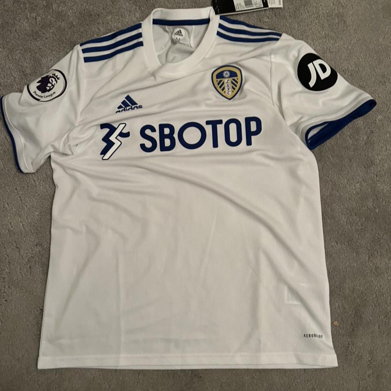 Leeds United Home Kit Shirt 2020/2021. Sponsored by... - Depop