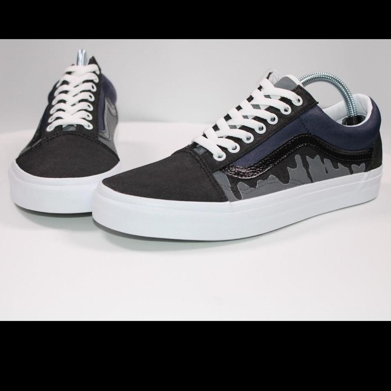 Details Blue/Black/Grey Drip Old Skool Vans Men’s -... - Depop