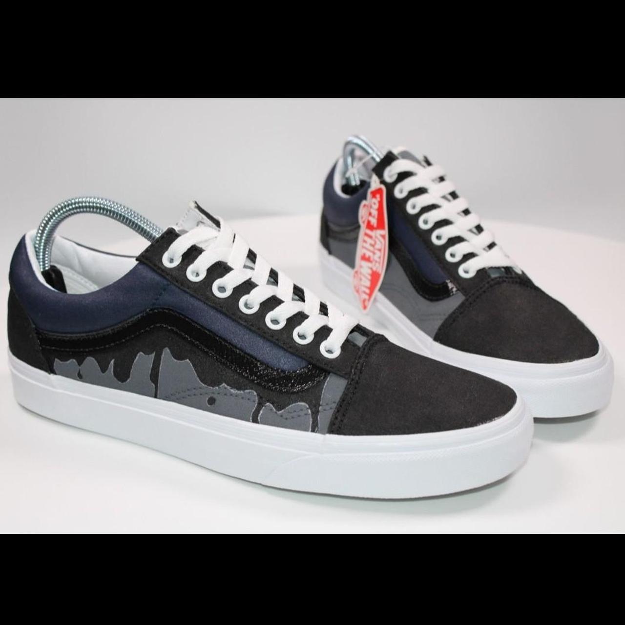 Details Blue/Black/Grey Drip Old Skool Vans Men’s -... - Depop