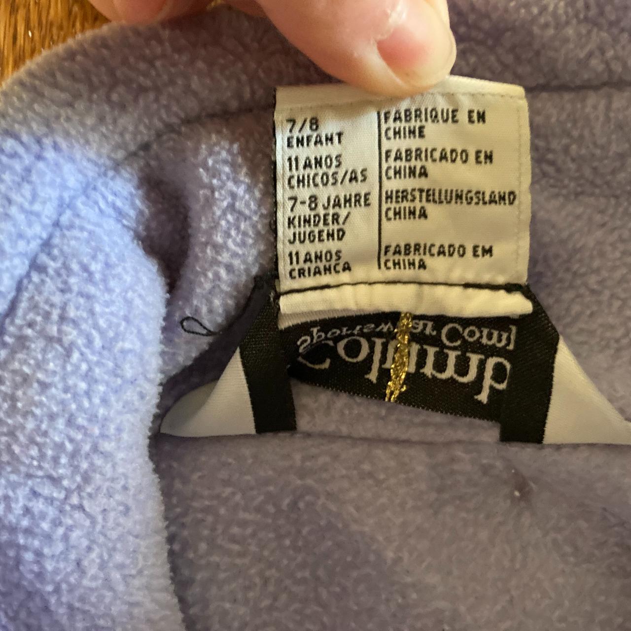 Light blue fuzzy polyester Columbia Sportswear youth... - Depop