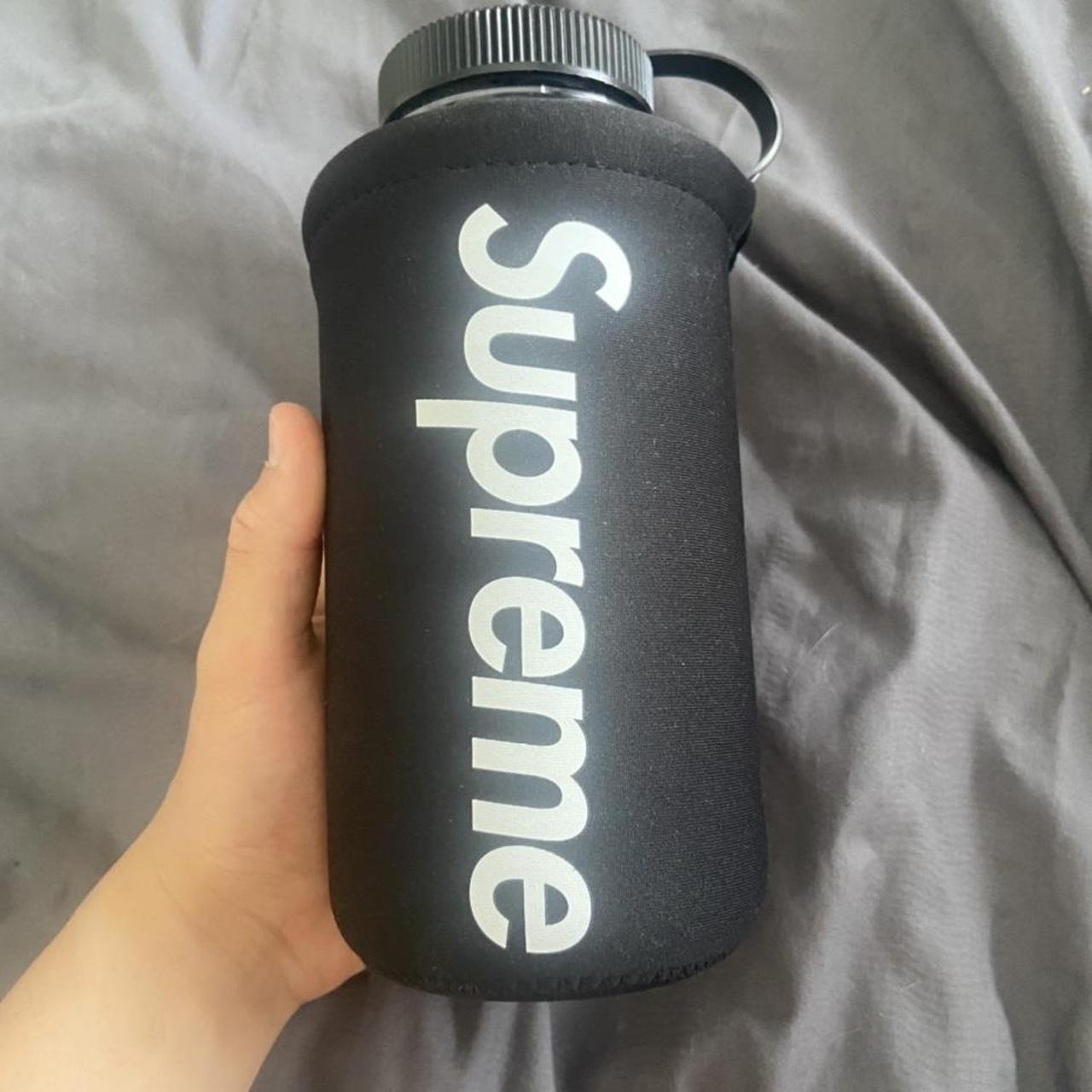 Supreme bottle Black Never used only washed it... - Depop