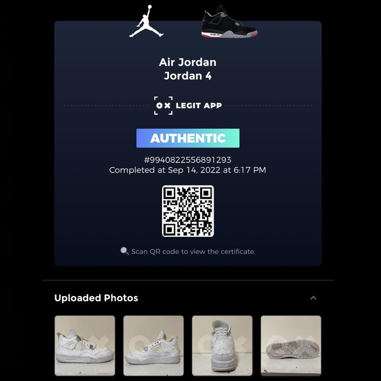 Air Jordan 4 Retro Pure Money 2017 Size 3 Youth 100%... - Depop