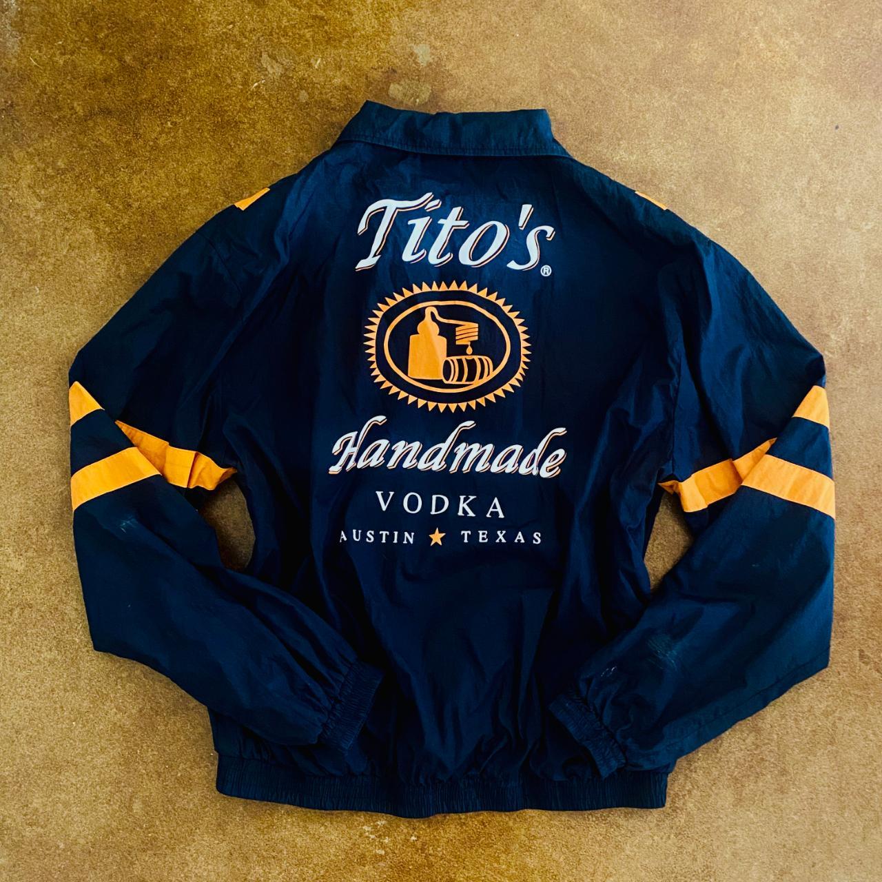 Prince Women's Black and Orange Jacket | Depop