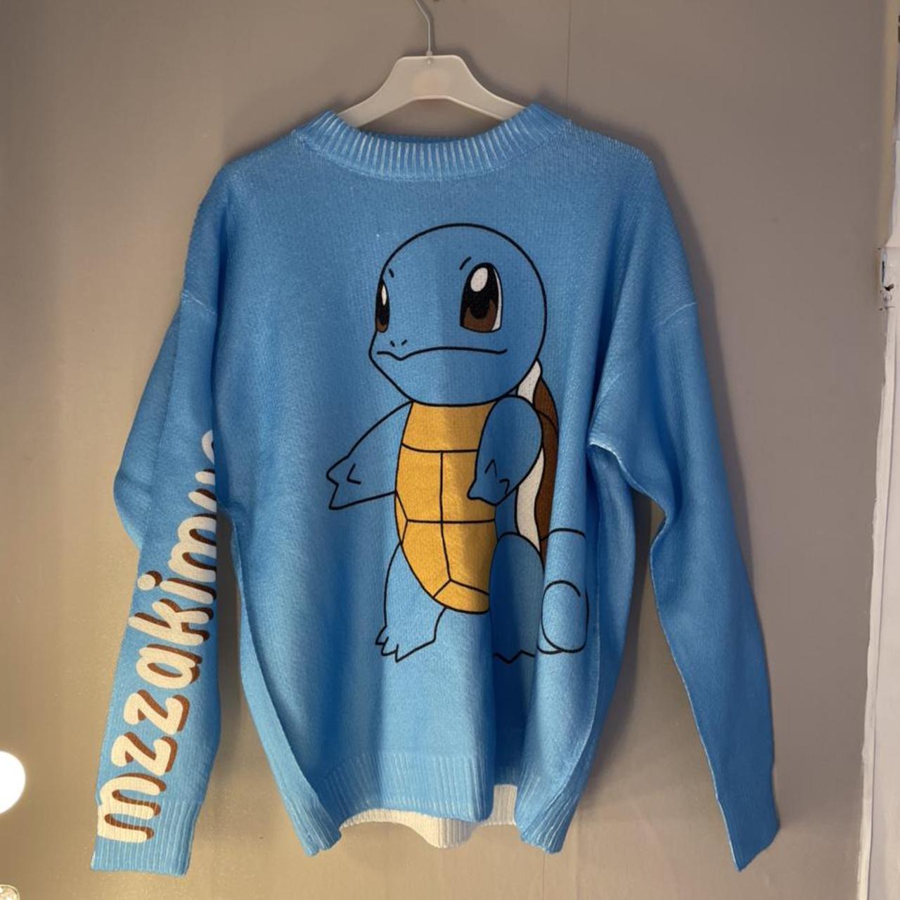 Pokemon Squirtle knit crewneck brand new never... - Depop