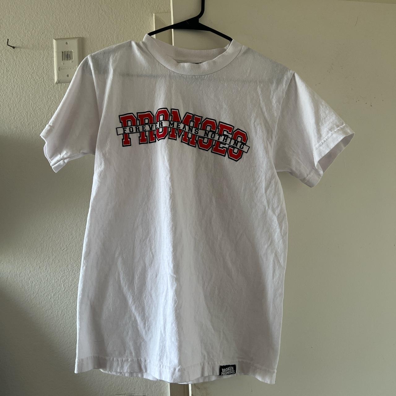BROKEN PROMISES co GRAPHIC TEE PROMISES (forever... - Depop