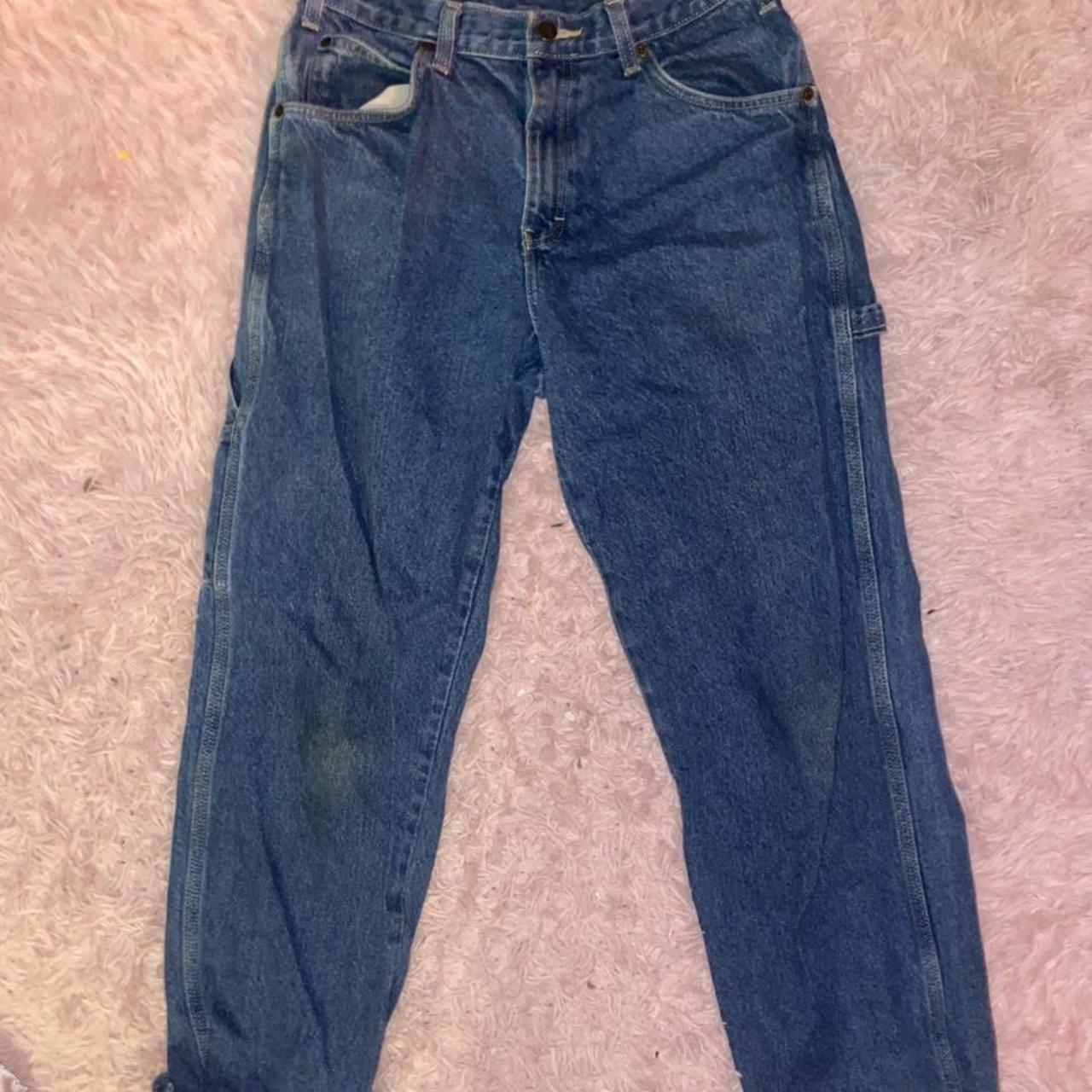 Dickies Blue Jean Heavy Pocketed Work Pant 32x32 Depop