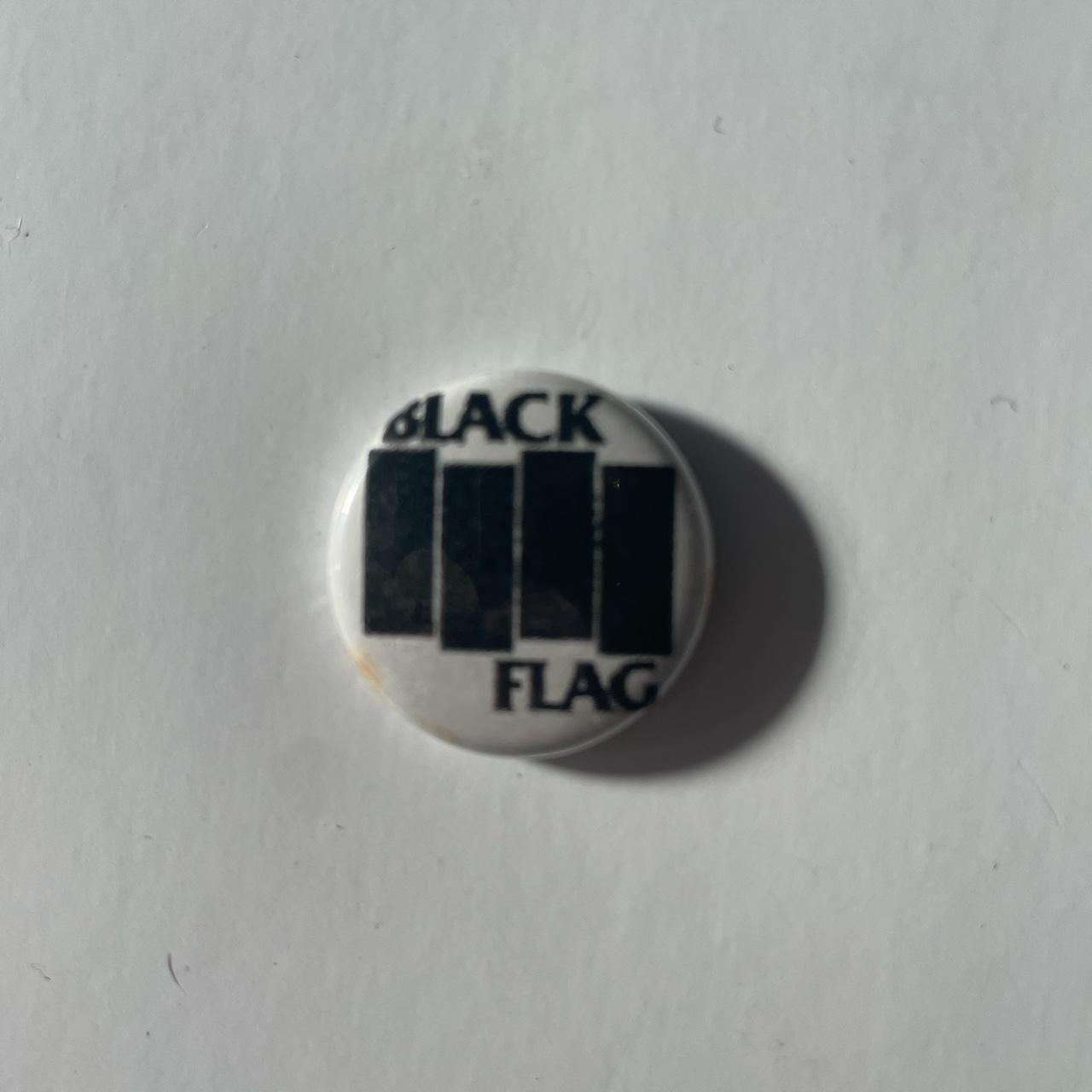 Black Flag Pin 1in Diameter #punk #band... - Depop
