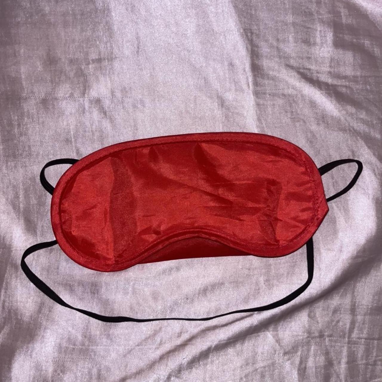 super sexy red sleep mask with a flap on the bottom... - Depop