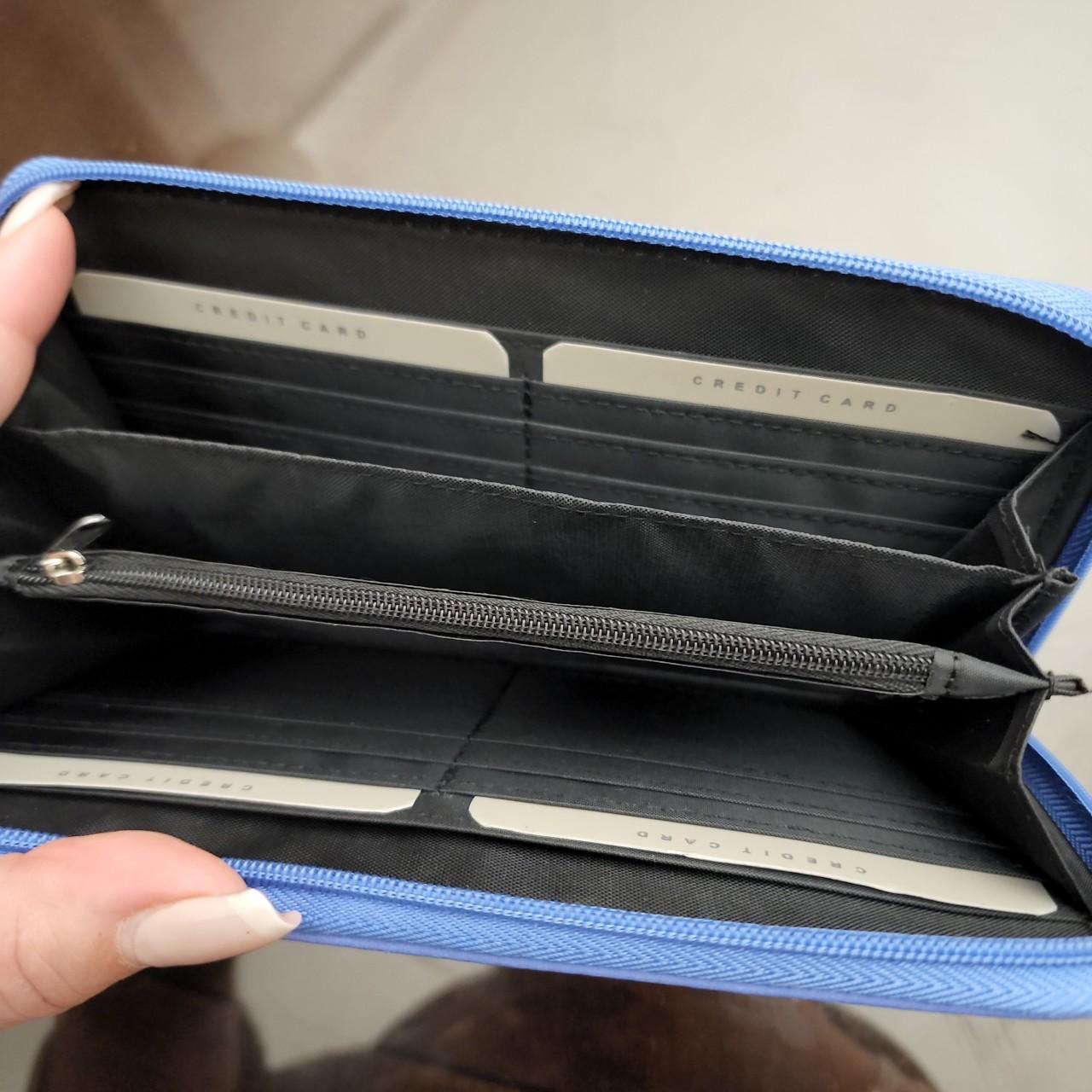 JOE'S WALLET BLUE 12 CARD HOLDER - Depop