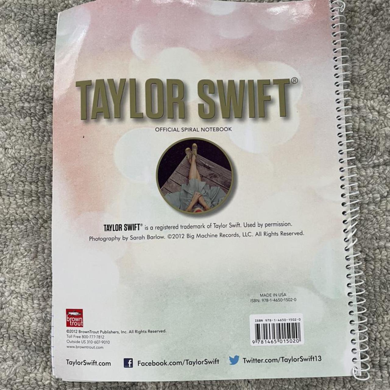 Spiral Taylor Swift Red Era Notebook Never been... - Depop