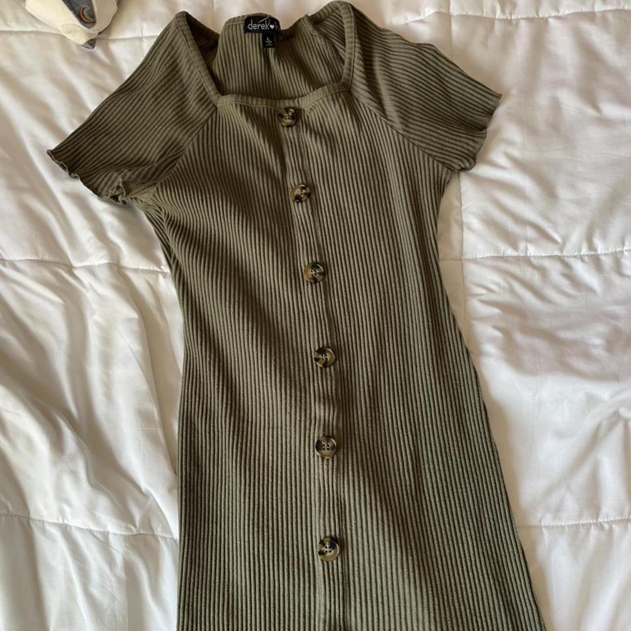 derek heart dark green bodycon dress 💚 i’ve only... - Depop