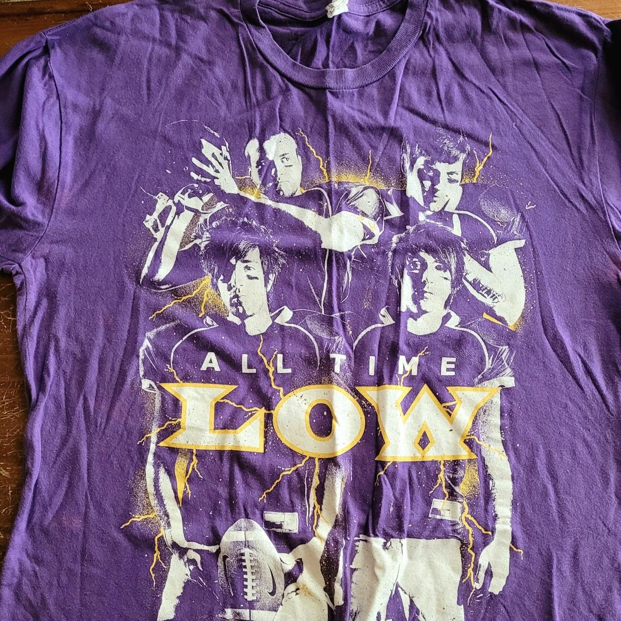 All Time Low "football" Tshirt size... - Depop
