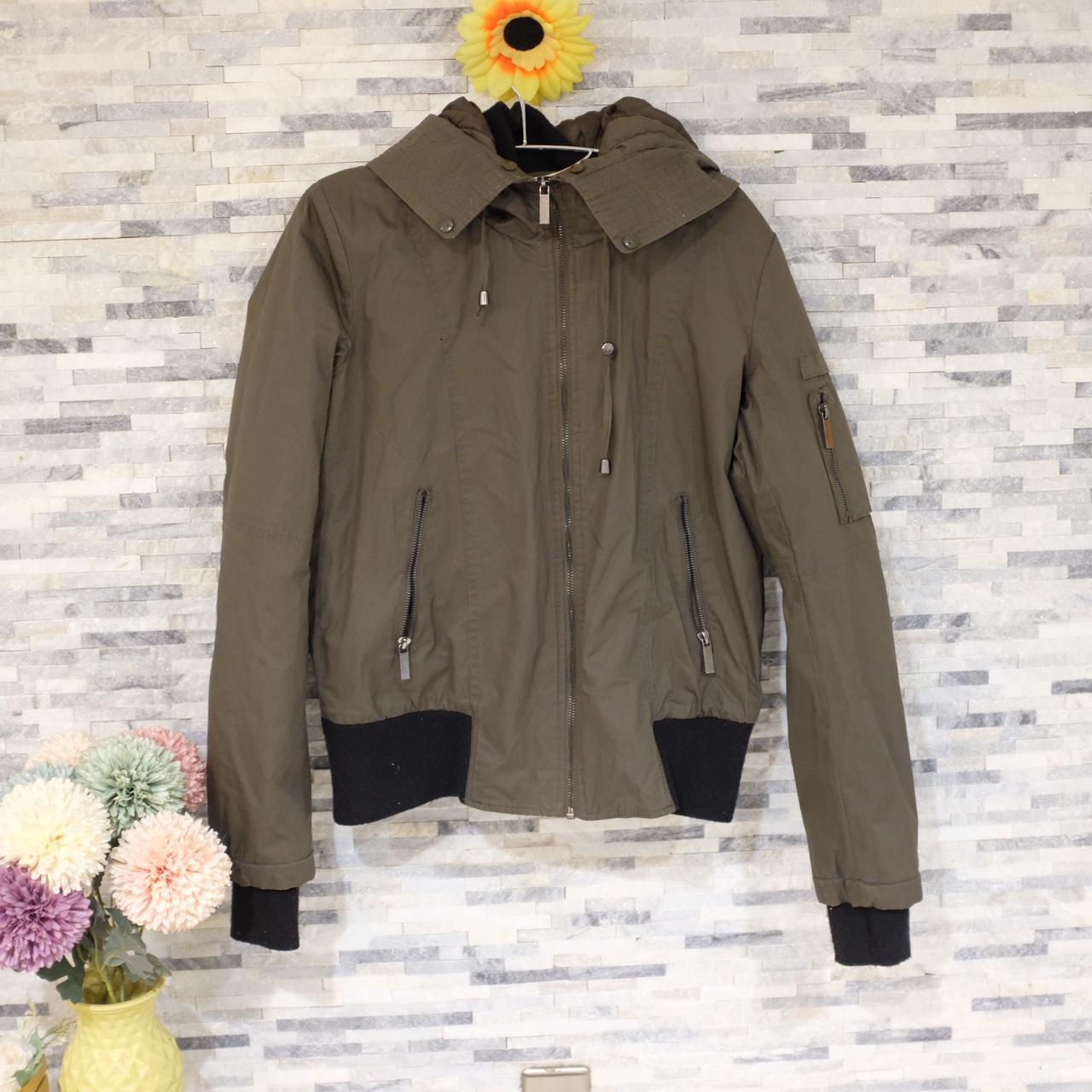 Cute French Connection jacket. Heavy bomber with... - Depop