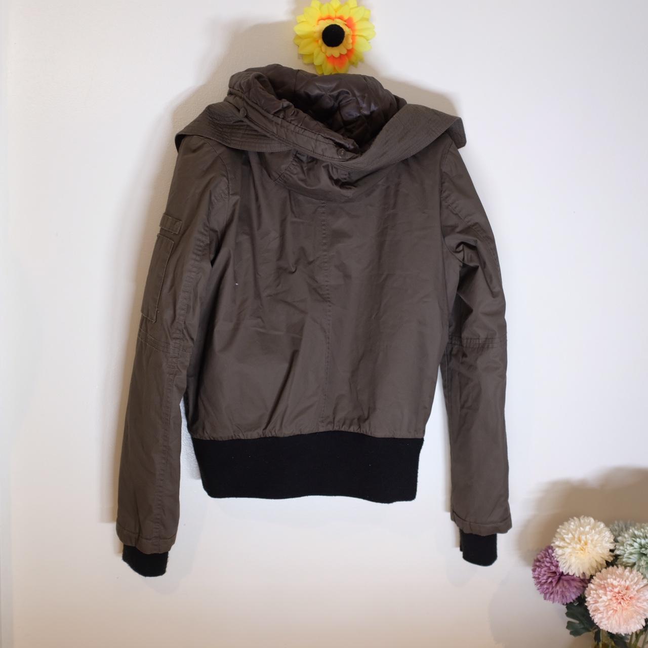 Cute French Connection jacket. Heavy bomber with... - Depop