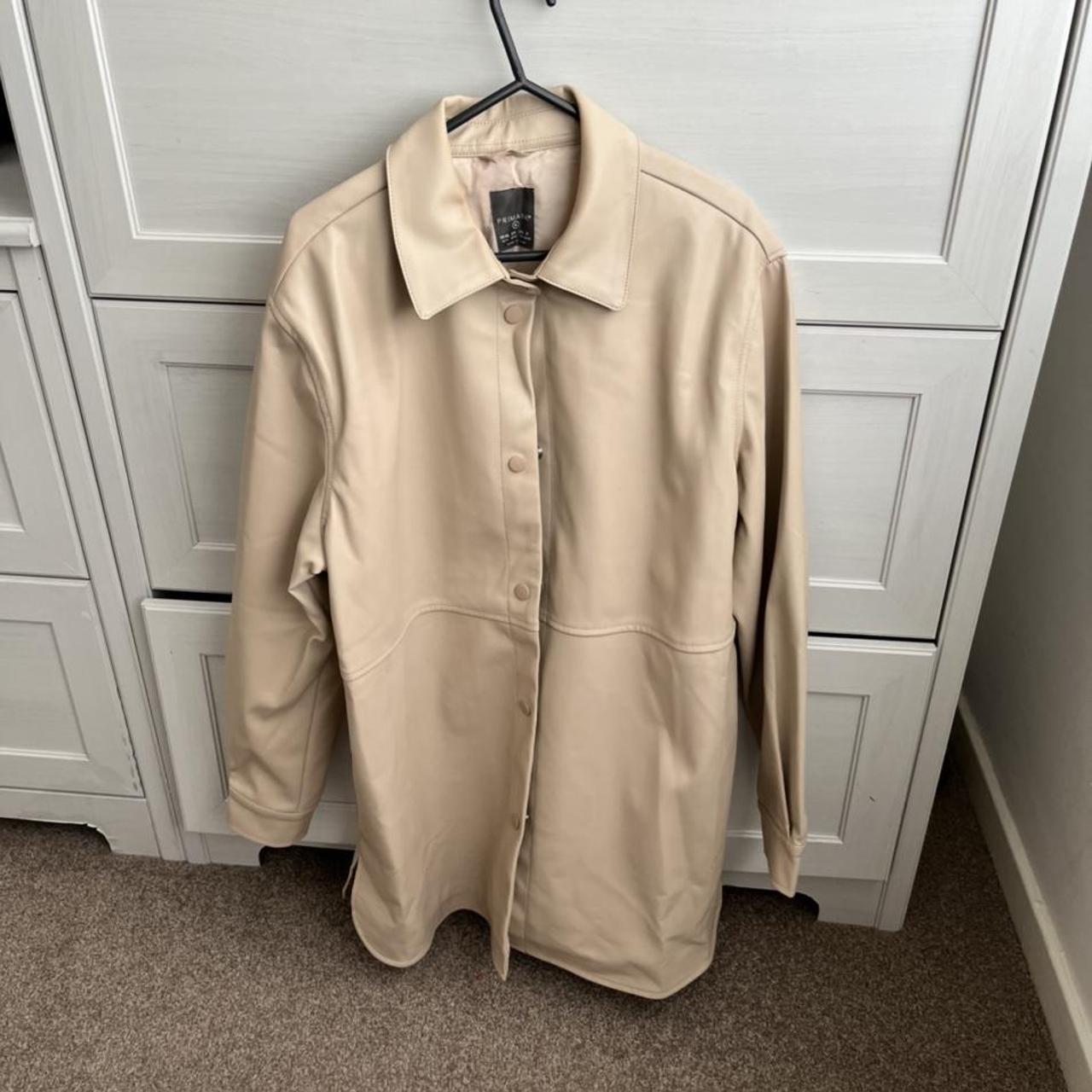 Primark pu shacket - worn twice - Depop