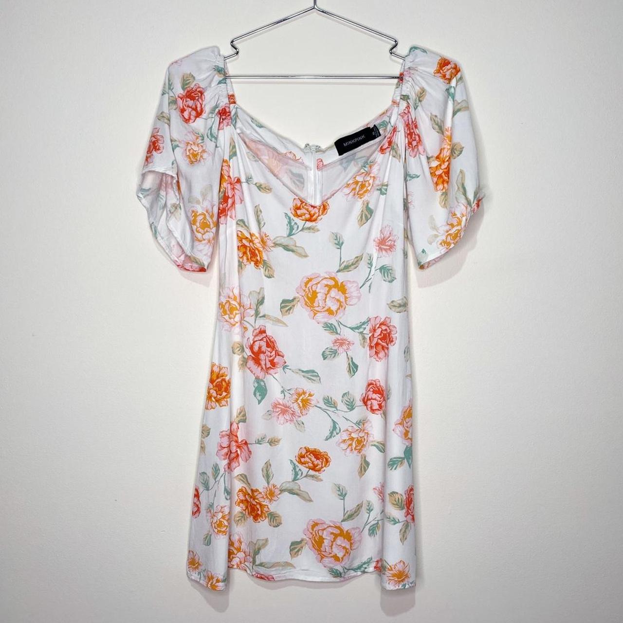 boho prairie cottage core mink pink beautiful orange... - Depop