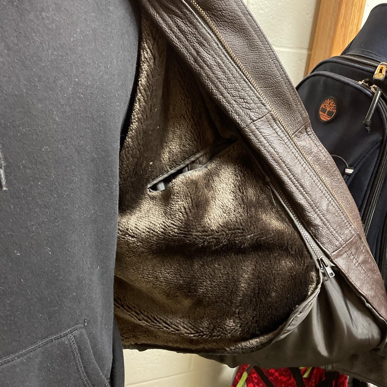 Brown Wilda Leather Jacket Vintage Model 6’0... - Depop