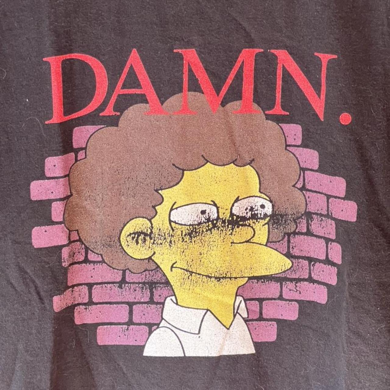 2016 Kendrick Lamar x Simpsons DAMN. tee Size M... | Depop