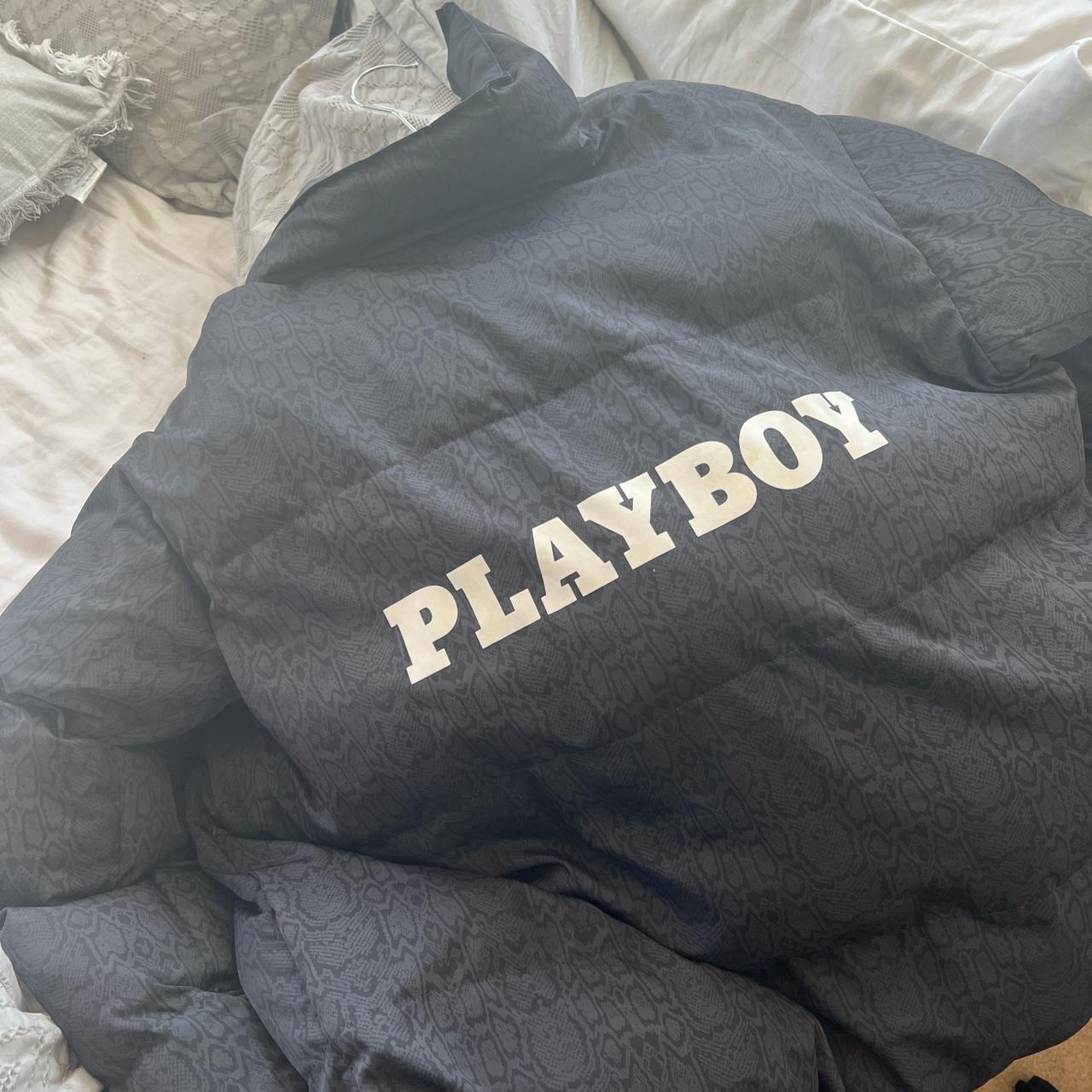 Playboy puffer size m Fit oversized - Depop