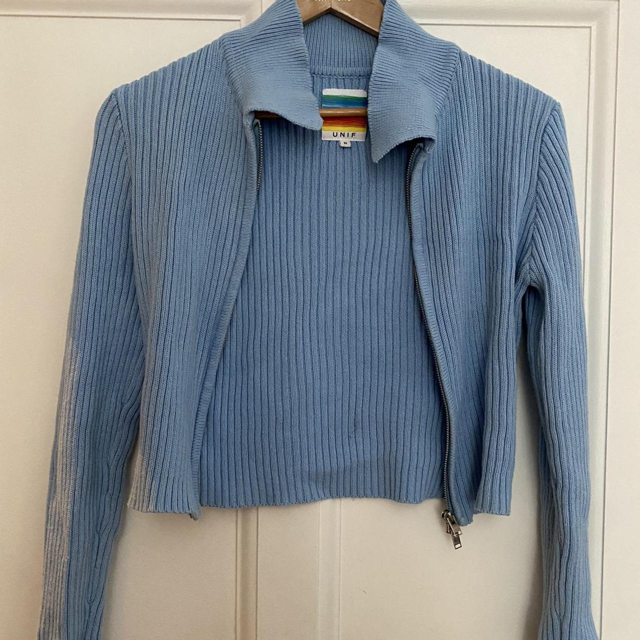 Really cute blue sweater top from unif Fits... - Depop