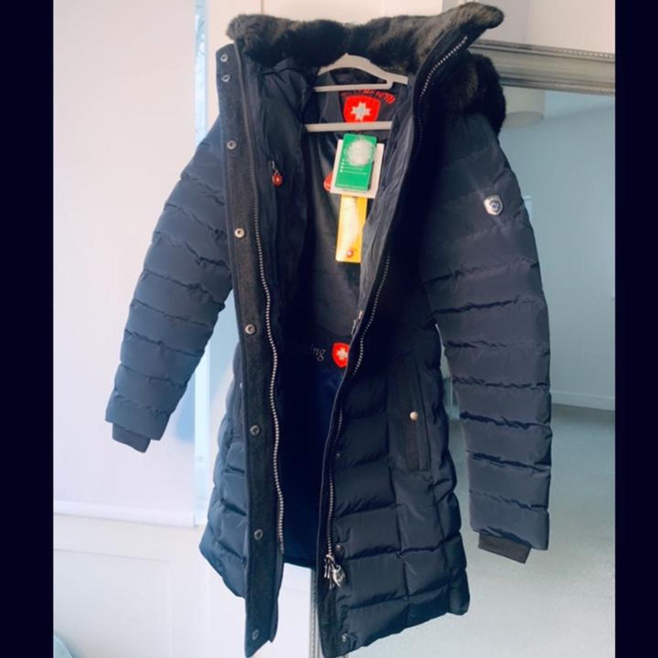 BRAND NEW WELLENSTEYN navy winter coat Never worn... - Depop